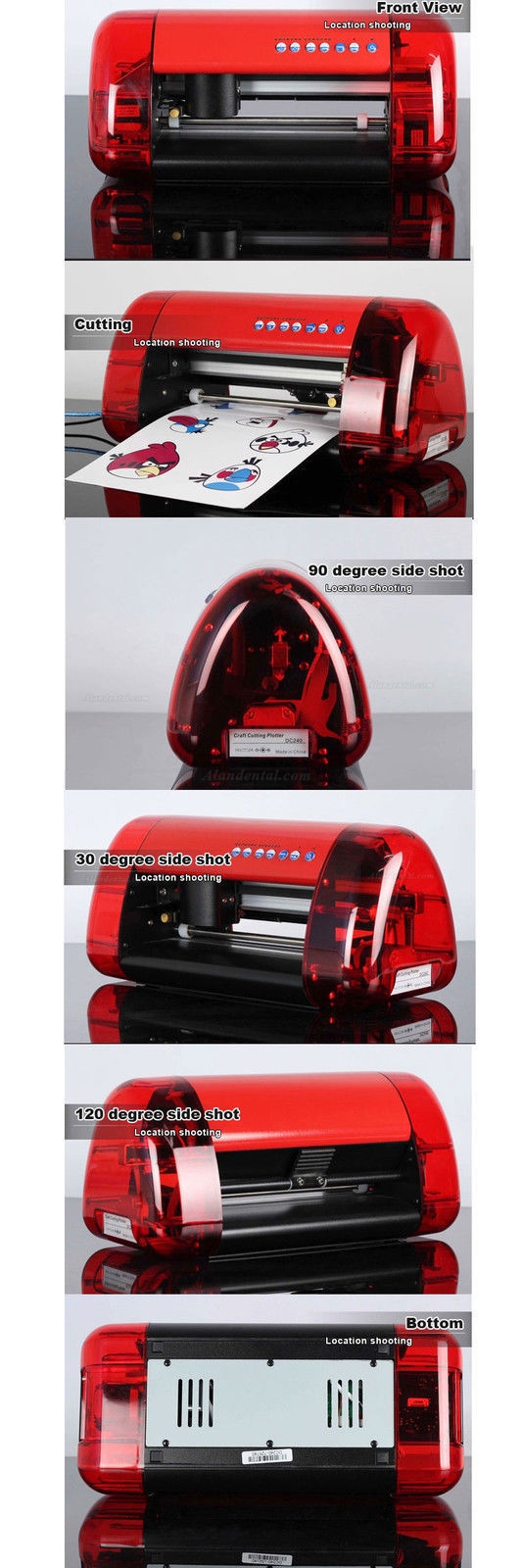 Buy Cheap CUTOK® A4 Portable Desktop Vinyl Sign Cutter Plotter Carving ...