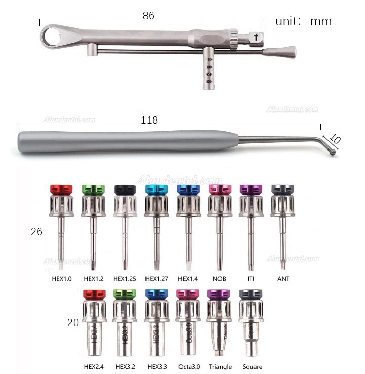 Buy Cheap Dental Implant Universal Prosthetic Kit with Driver Holder ...