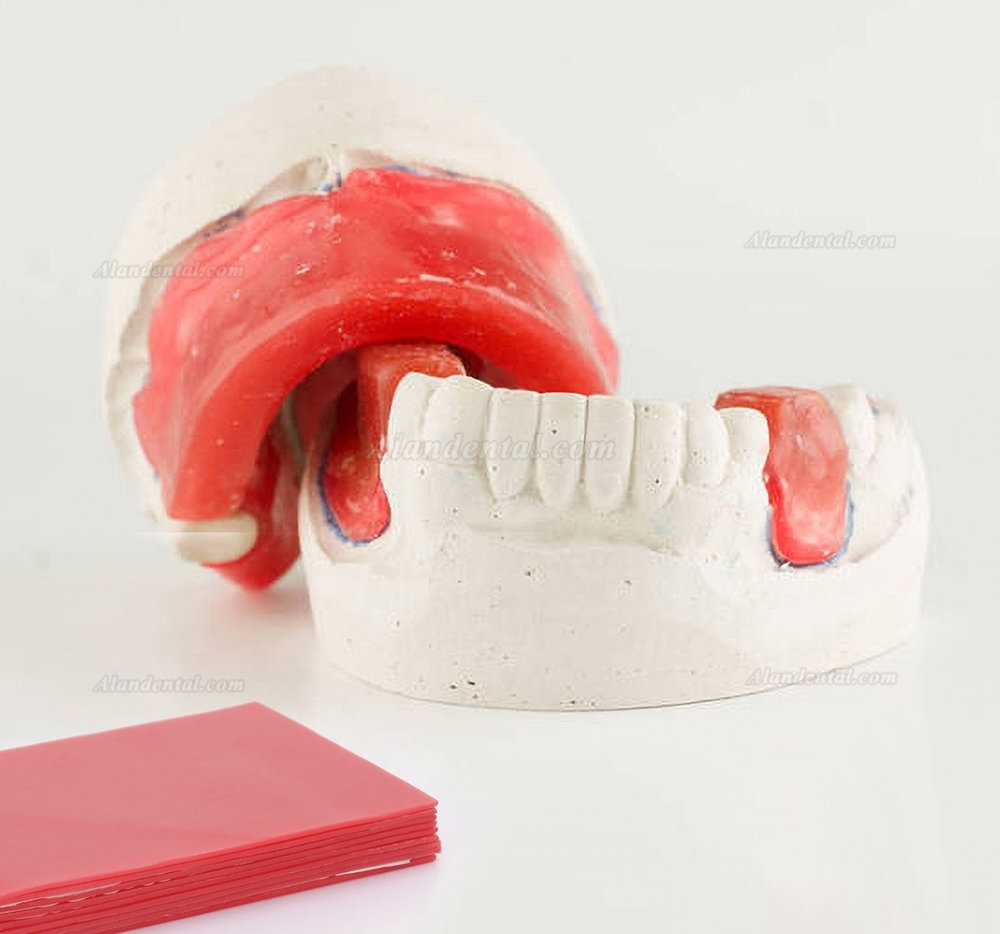 Buy Cheap 1 Box Dental Lab Base Plate Wax Orthodontic Base Plate Red ...