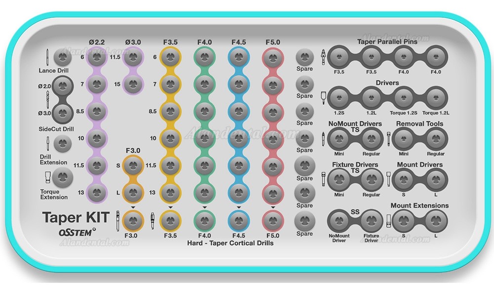 Buy Cheap Osstem Hiossen Taper Surgical Kit with Torque Wrench (Use for ...