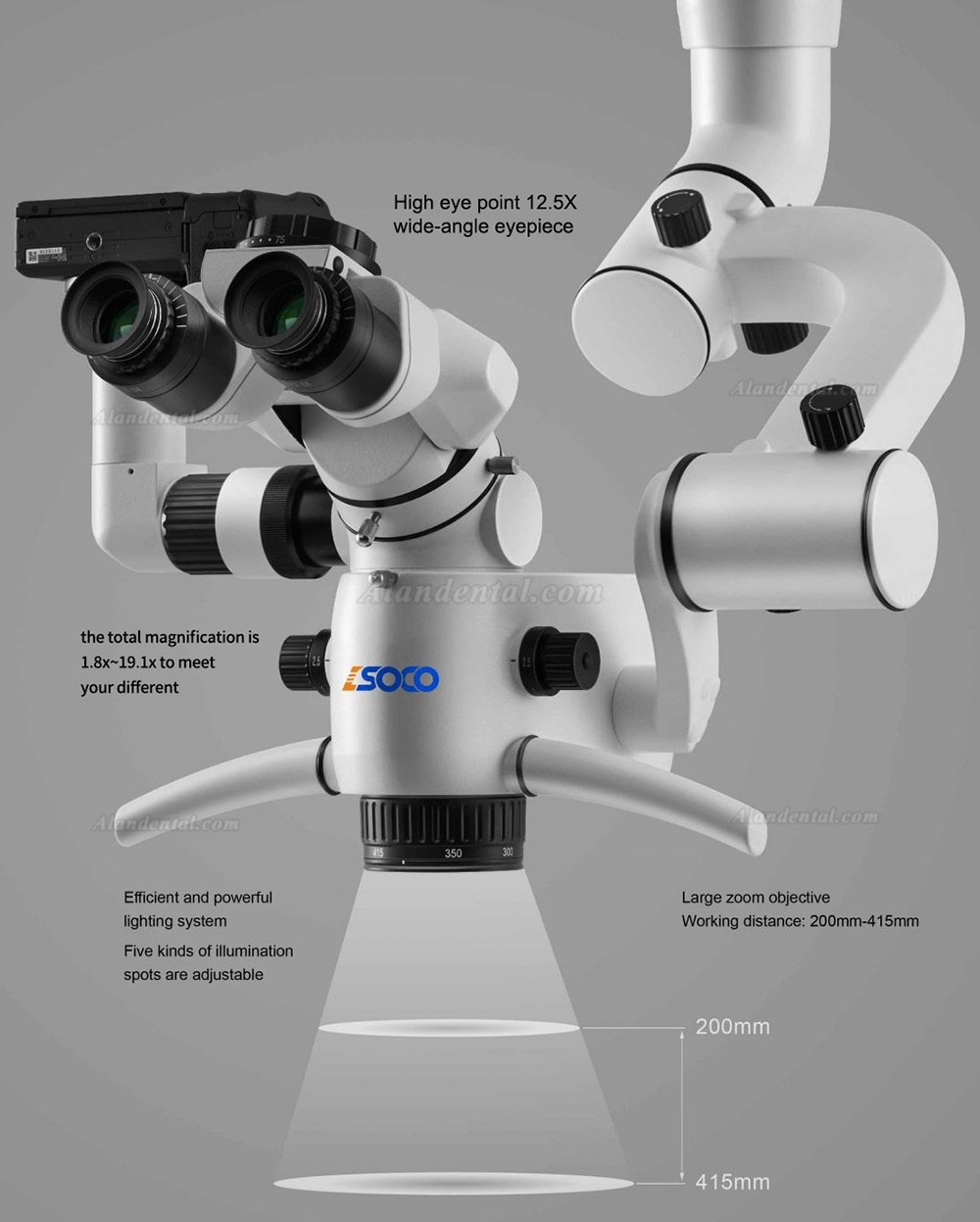 Buy Cheap SOCO SCM660UL Dental Microscope Surgical Operating Microscope ...