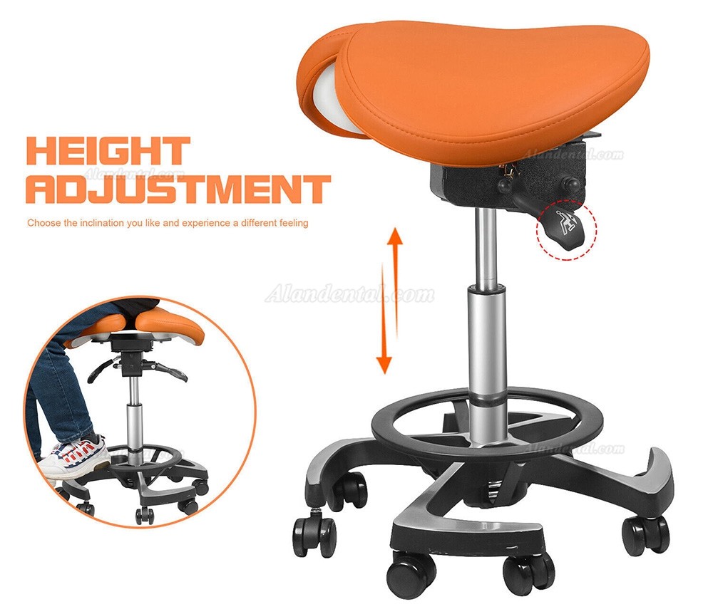 Buy Cheap TYTC 096-2 Dental Hygiene Saddle Stool Ergonomic Double Flap ...